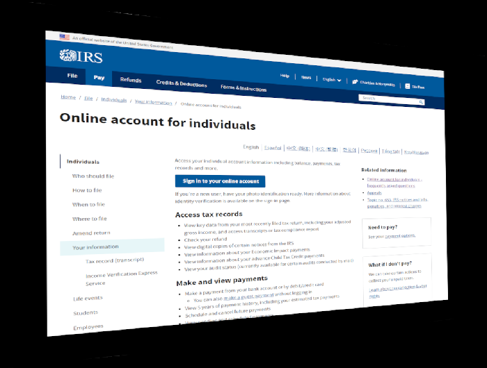 Setting Up Your IRS Online Account and Giving Access to Your CPA ...